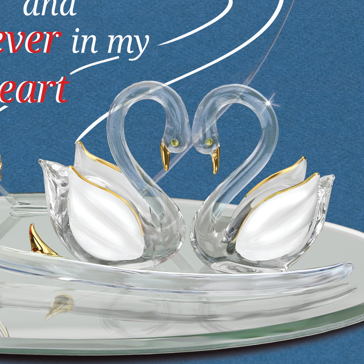 EM9 430-S: Rose with Swans "Every Mile" – Glass Baron