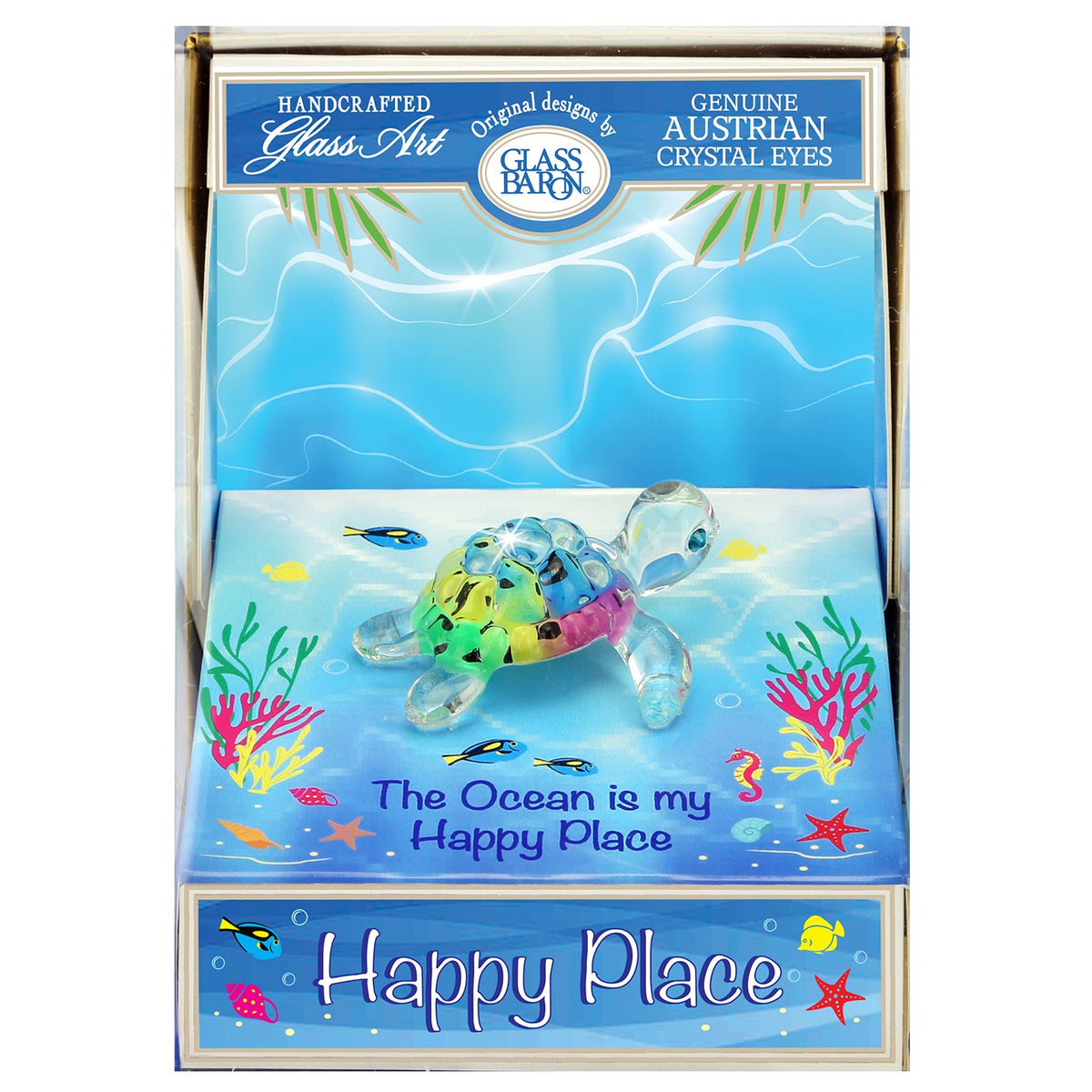 Keepsake Box: Sea Turtle, Happy Place – Glass Baron