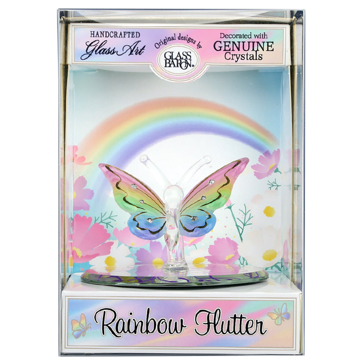 Keepsake Box: Butterfly 'Rainbow Flutter' – Glass Baron