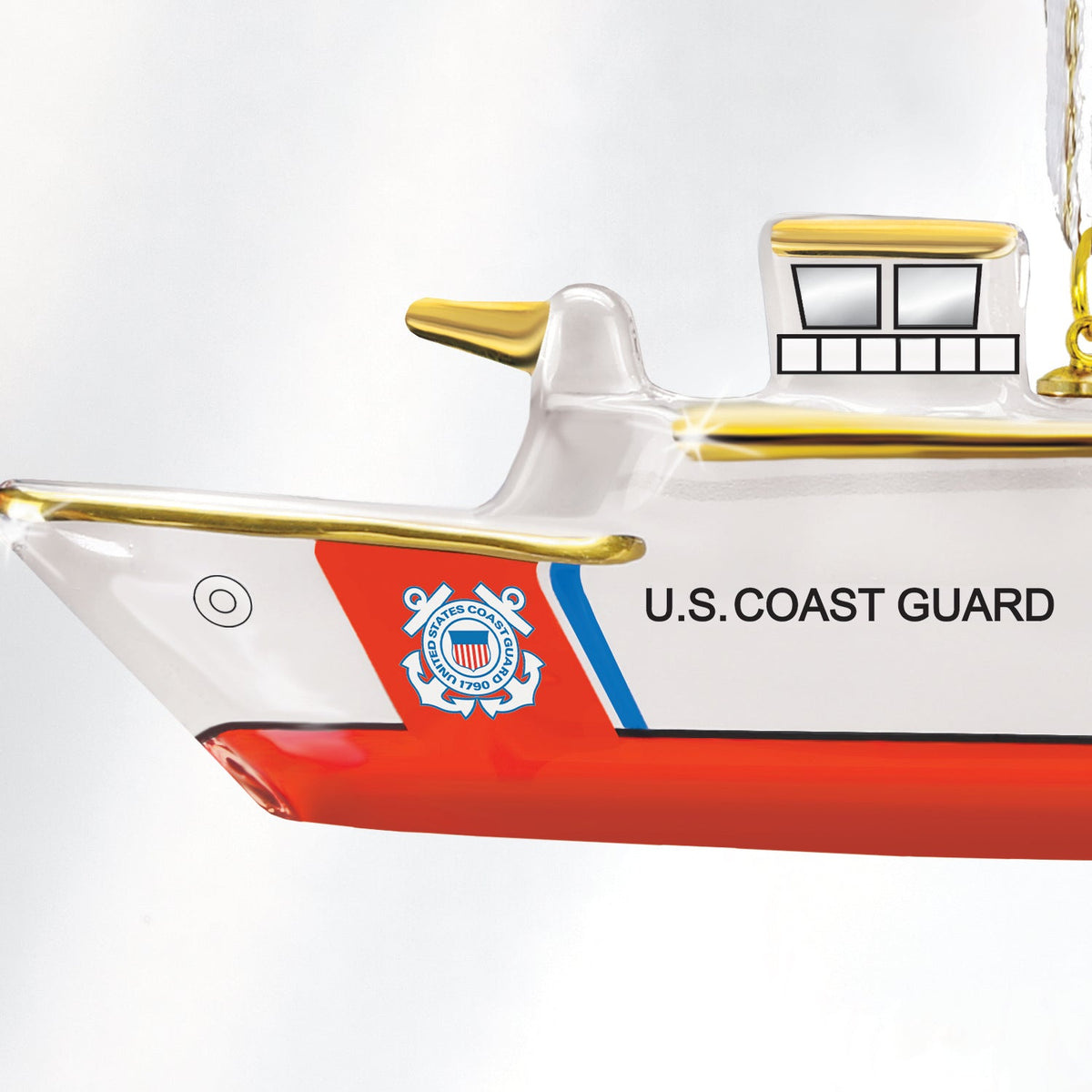 U.S. Coast Guard Cutter Ornament – Glass Baron